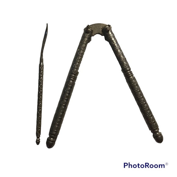 Kitchen | Vintage Metal Nutcracker Utensil Set 1 Vise 1 Pick | Poshmark